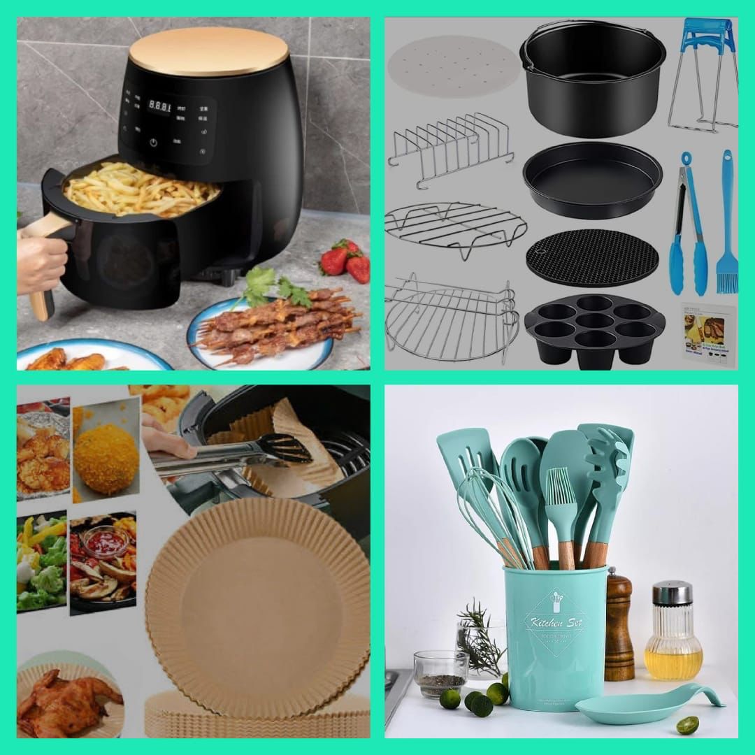 6 Litre Airfryer Combo & Accessory Set – Elevation