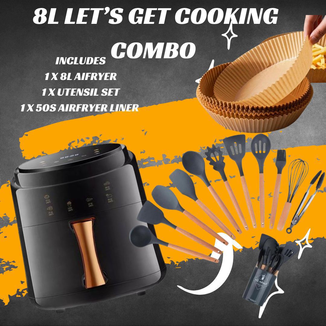 Lets get Cooking Airfryer Combo - 8 Litre – Elevation