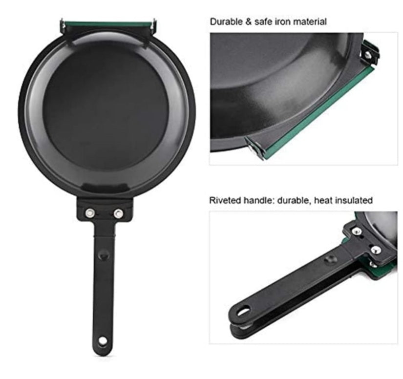 Double-Sided Fry Pan – Elevation
