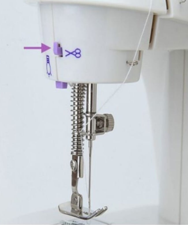 Mini Sewing Machine with Extension Table – Elevation