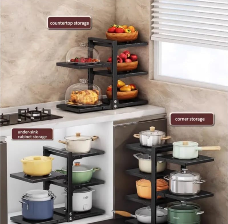 Adjustable 5-Tier Stand – Elevation