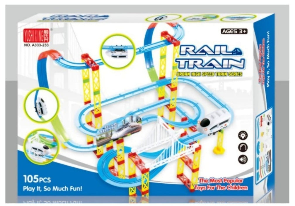 Rail Train Track Set – Elevation