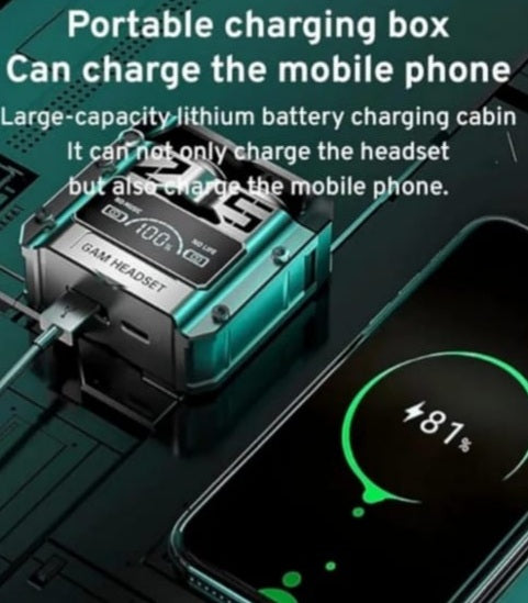 M25 Earbuds Wireless Earphones with Powerbank – Elevation