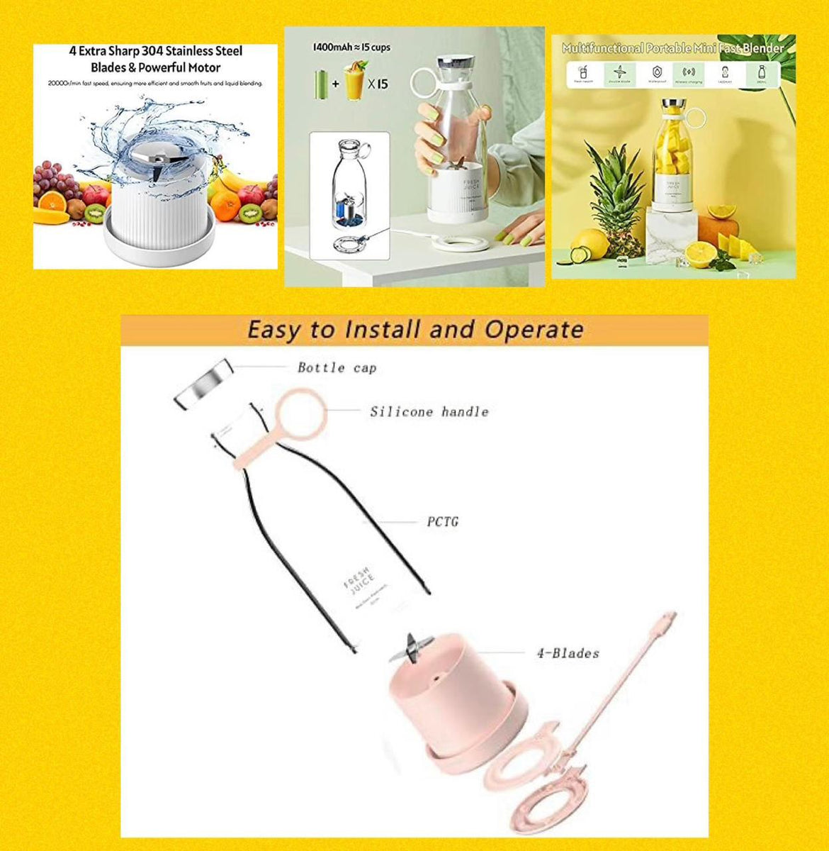 Mini Juicer - 420ml – Elevation