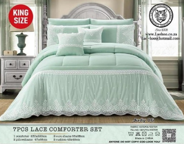 Lace Comforter Set - 7 Piece – Elevation