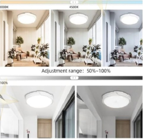 Solar LED Ceiling Light 200W with Remote Control – Elevation