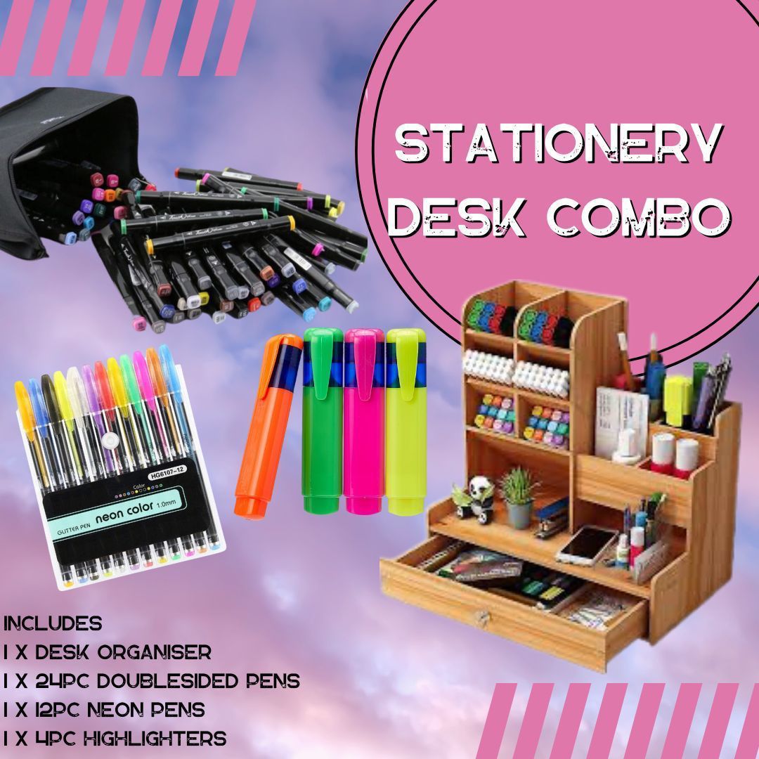 Stationary Desk Combo – Elevation