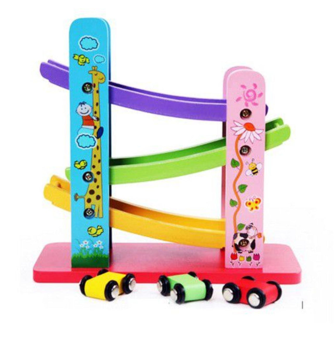 Wooden Racing Car Slide – Elevation