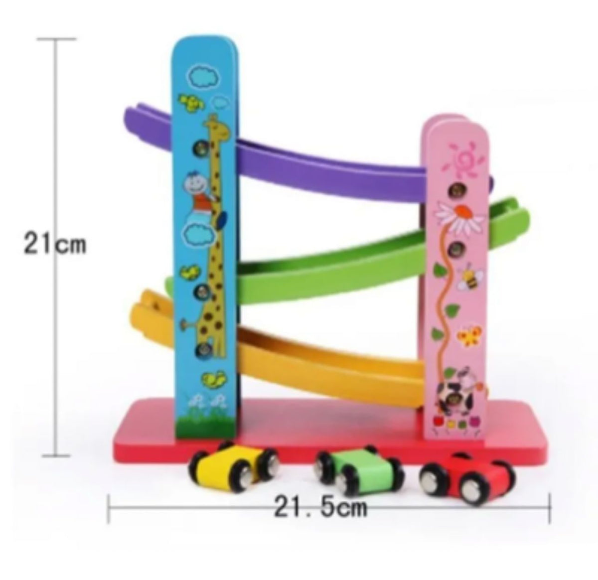 Wooden Racing Car Slide – Elevation