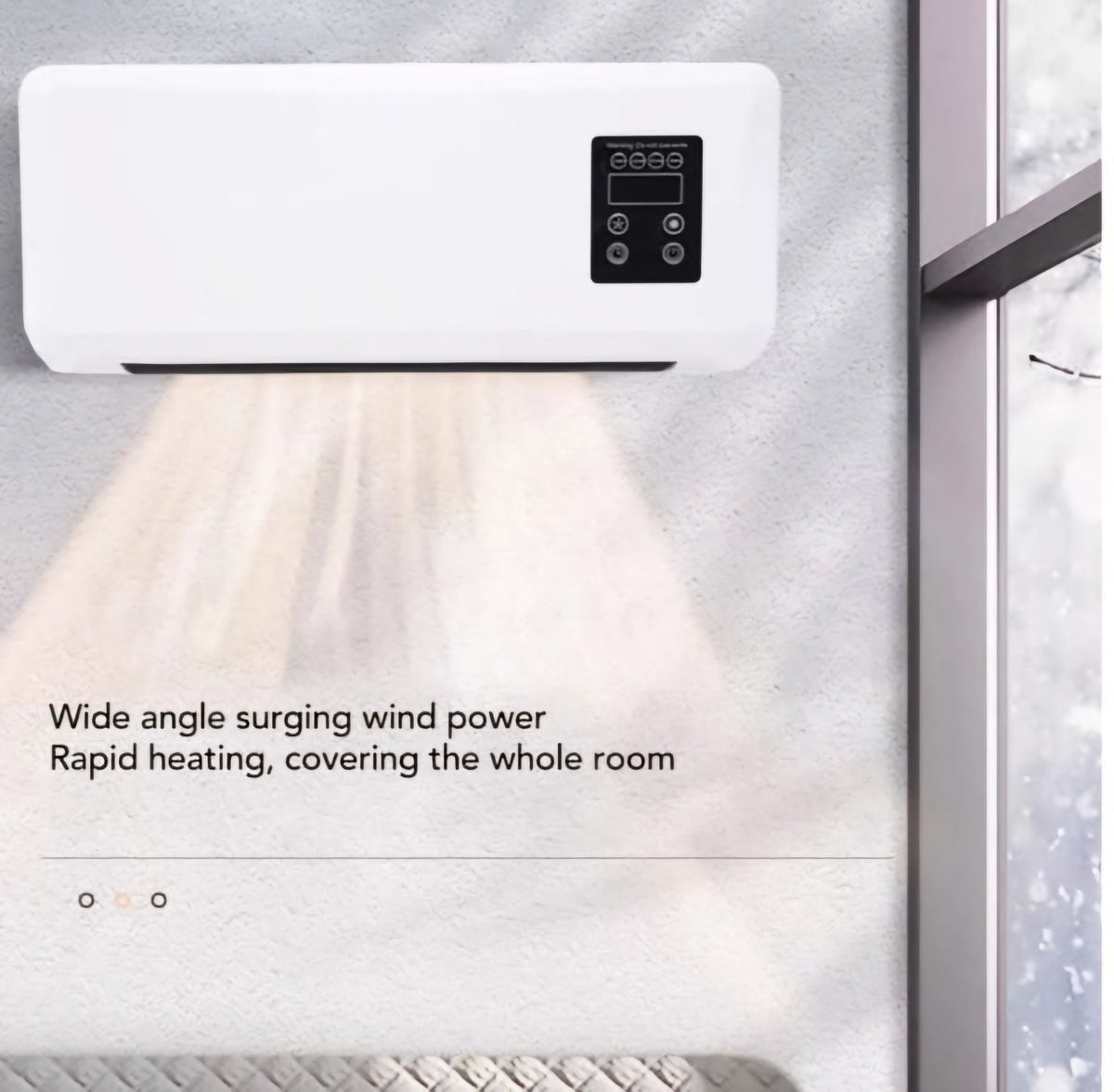 Electric Wall Heater And Cooler – Elevation