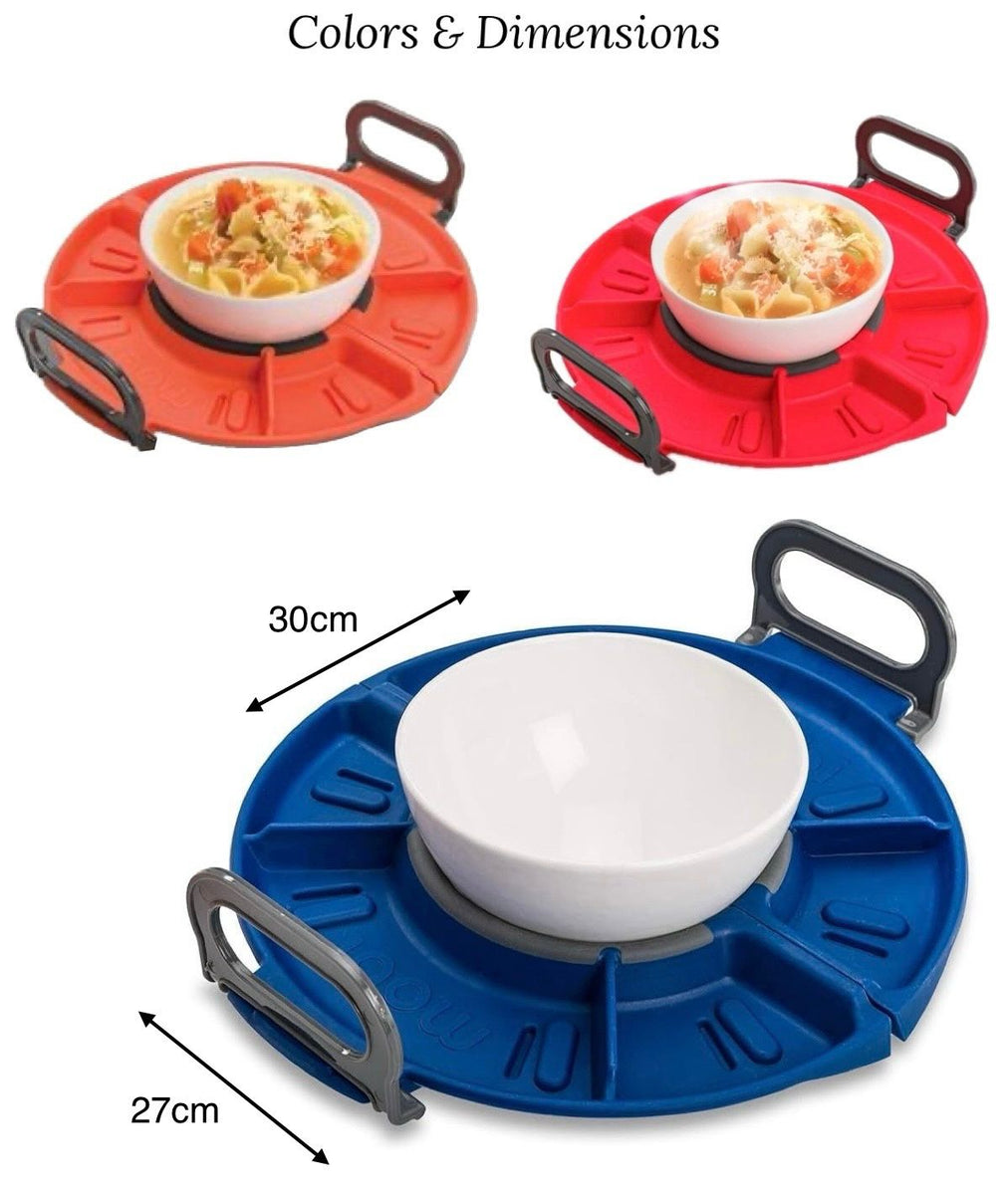 Foldable Microwave Tray – Elevation