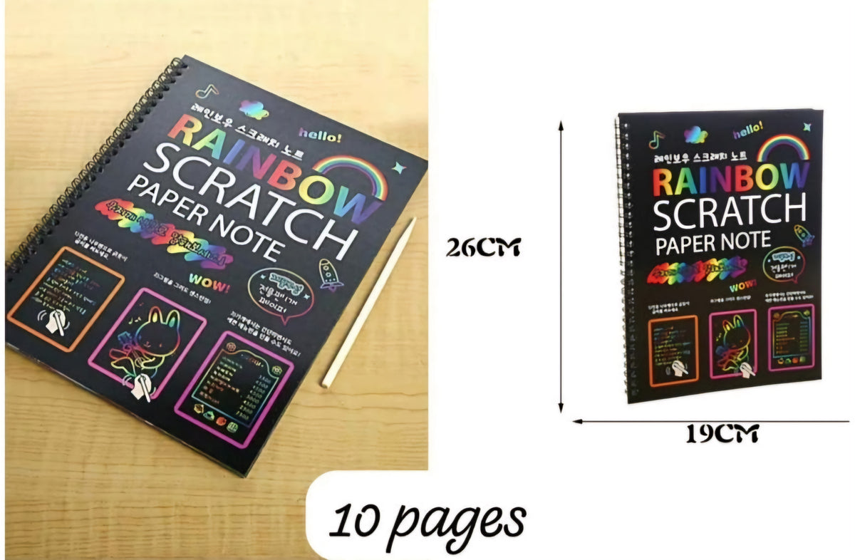 Rainbow Scratch Pad - 10 Pages – Elevation