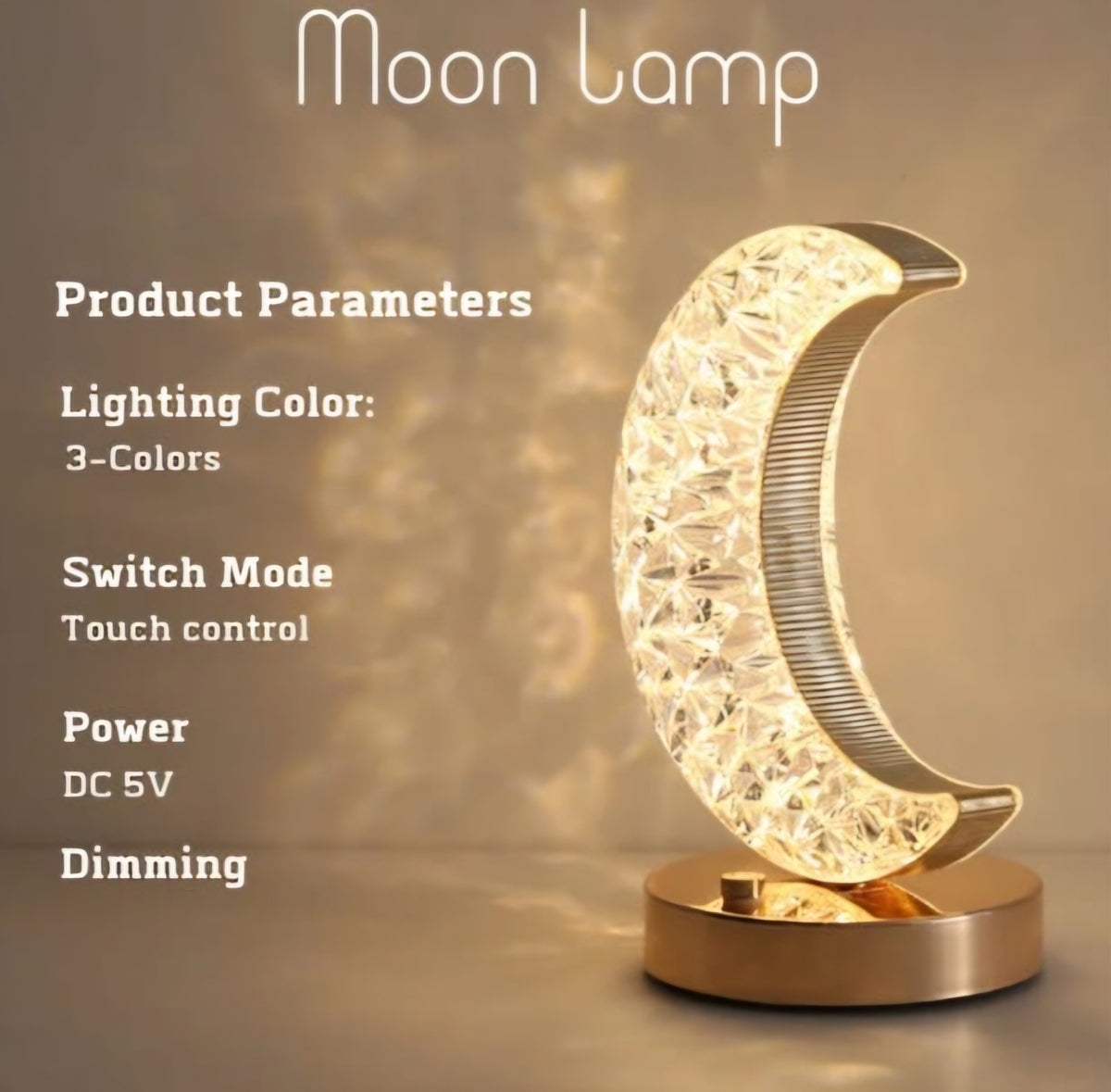 Moon Touch Lamp – Elevation