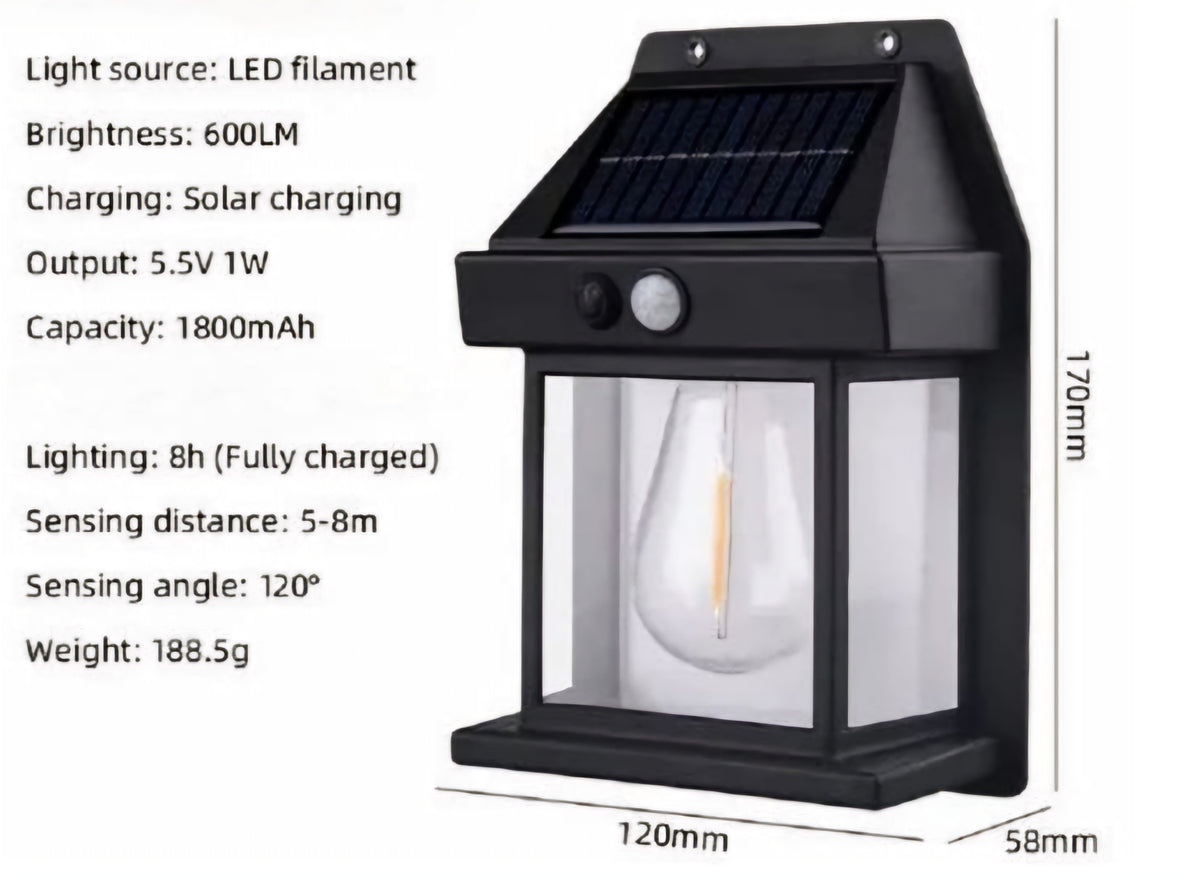 Solar Interaction Wall Lamp – Elevation