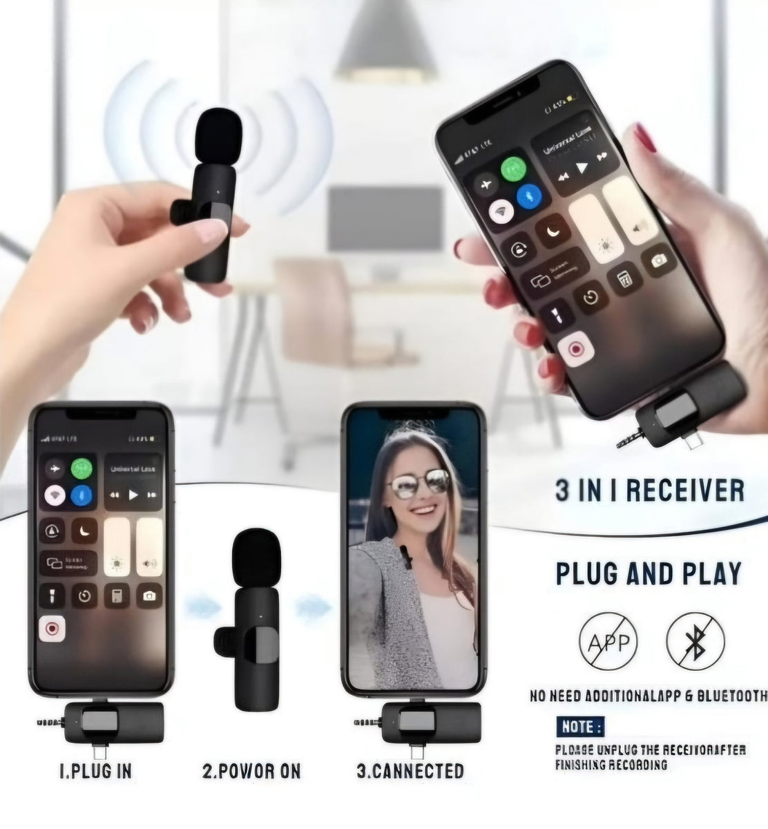Wireless 2 Person Microphone System – Elevation
