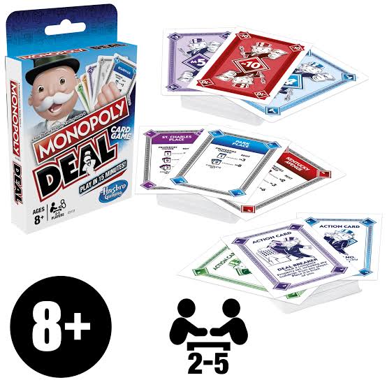 Monopoly Deal Blue Card Game – Elevation