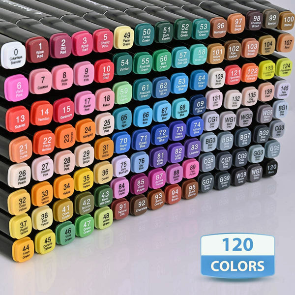 Standard Touch Marker Pen and Highlighters - 120 Piece – Elevation