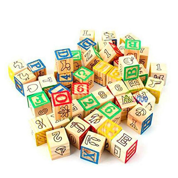 Educational Wooden Blocks - 48 Piece – Elevation