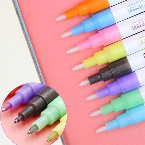 Double Line Outline Pens - 12 Piece – Elevation