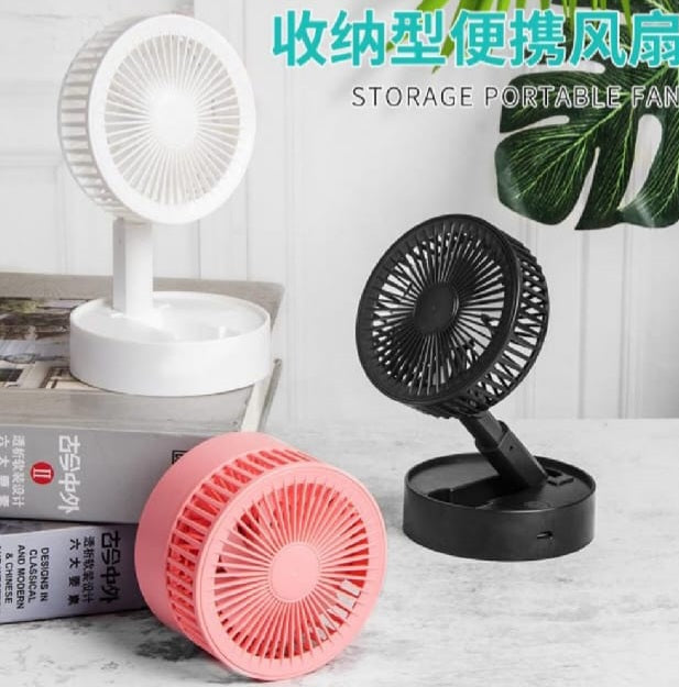 Foldable Mini Desktop Fan – Elevation