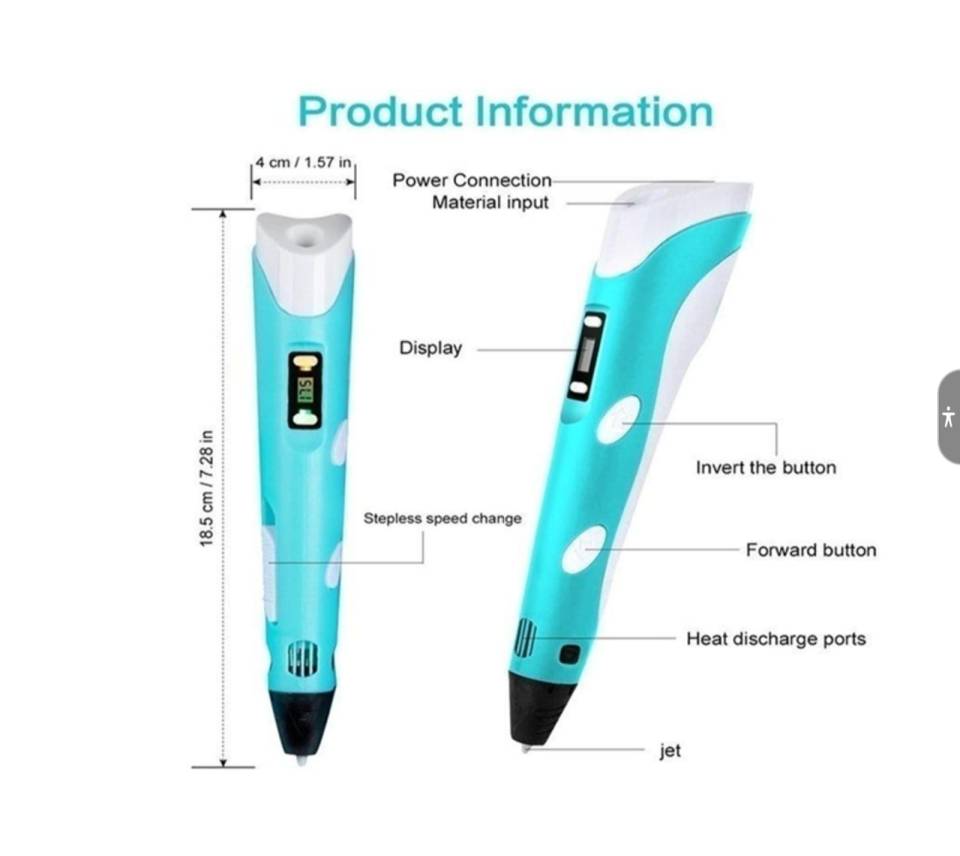 3D Handheld Drawing Printing Pen – Elevation