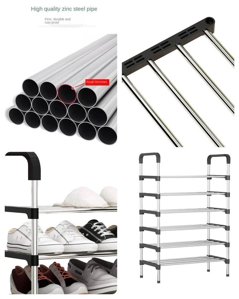 6 Tier Shoe Rack – Elevation