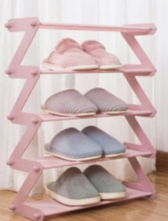 Z Shaped Shoe Rack - 5 Tier – Elevation