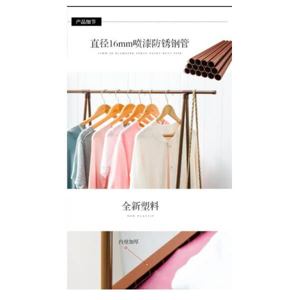 Triangle Clothing Rack – Elevation